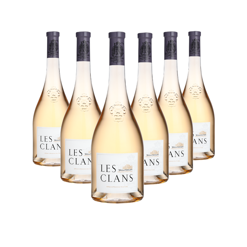 Chateau Desclans Les Clans Rosé Wine 6 X 75cl The Rosé Wine Collective